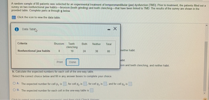 Solved A random sample of 80 patients was selected for an | Chegg.com