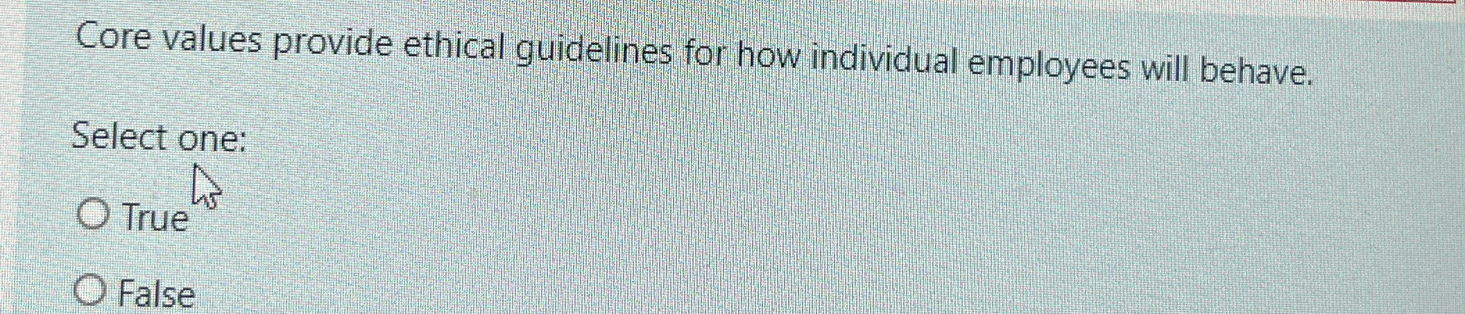 Solved Core values provide ethical guidelines for how | Chegg.com