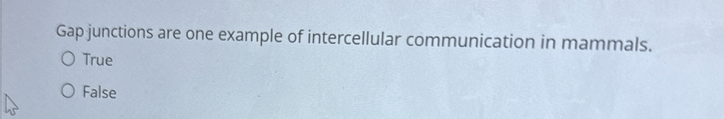 Solved Gap junctions are one example of intercellular | Chegg.com