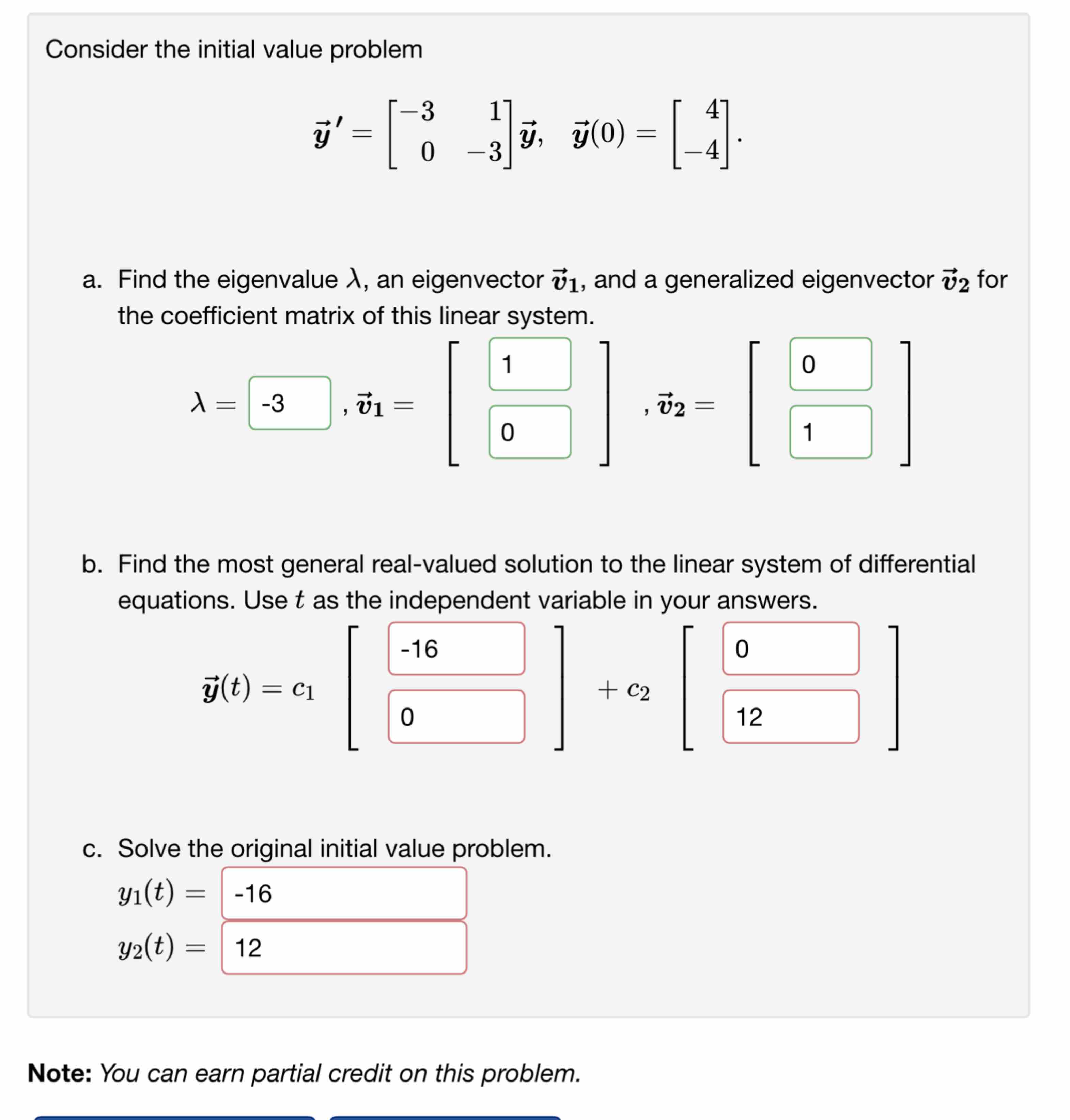 Solved Consider the initial value | Chegg.com