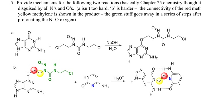 Solved 5. Provide mechanisms for the following two reactions | Chegg.com