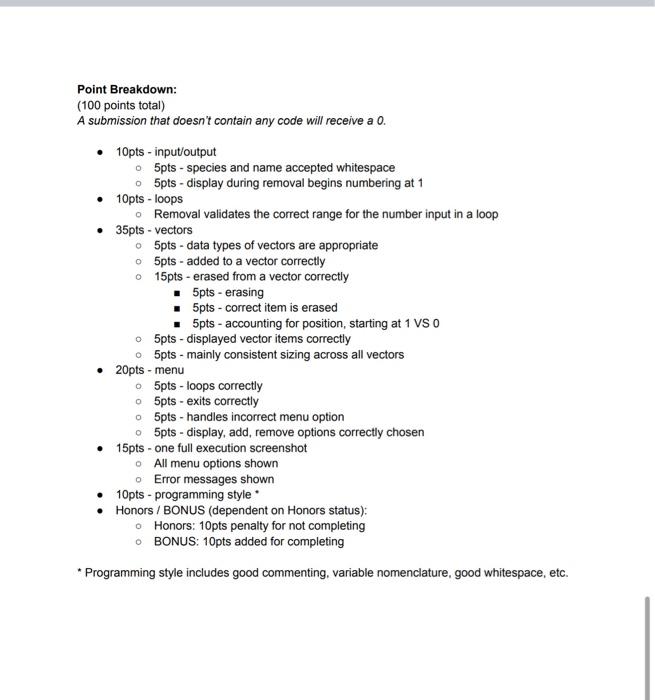 Solved Objectives: - Continue practicing past concepts - | Chegg.com