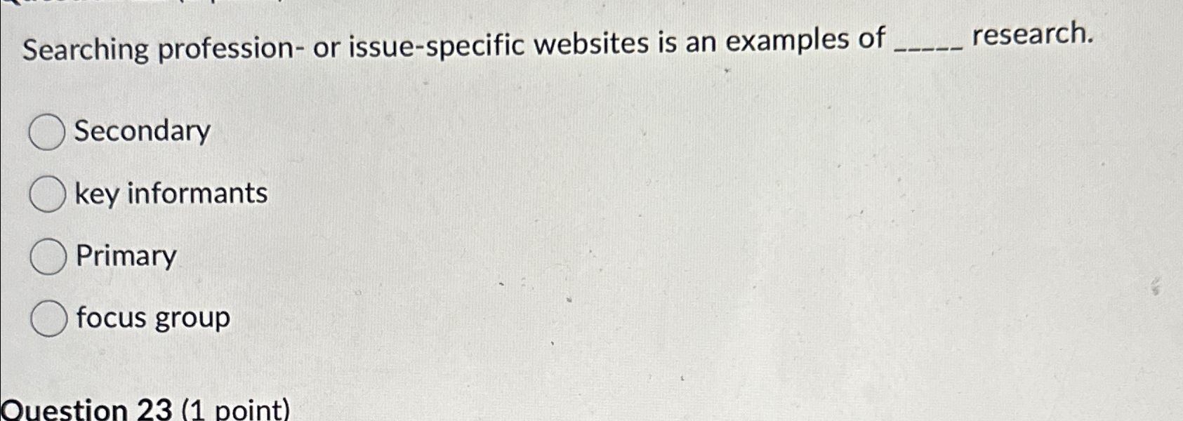 Solved Searching profession- ﻿or issue-specific websites is | Chegg.com