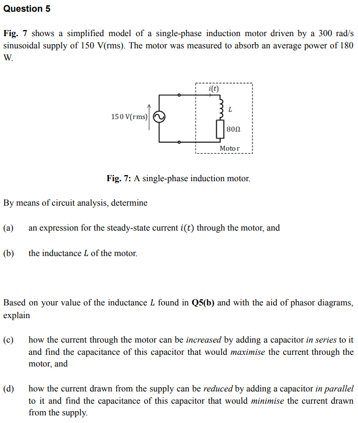 Solved answer all parts of the question and show working | Chegg.com