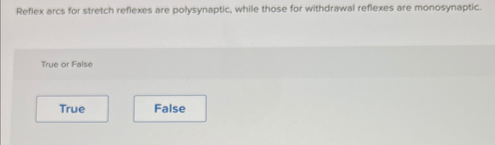 Solved Reflex arcs for stretch reflexes are polysynaptic, | Chegg.com