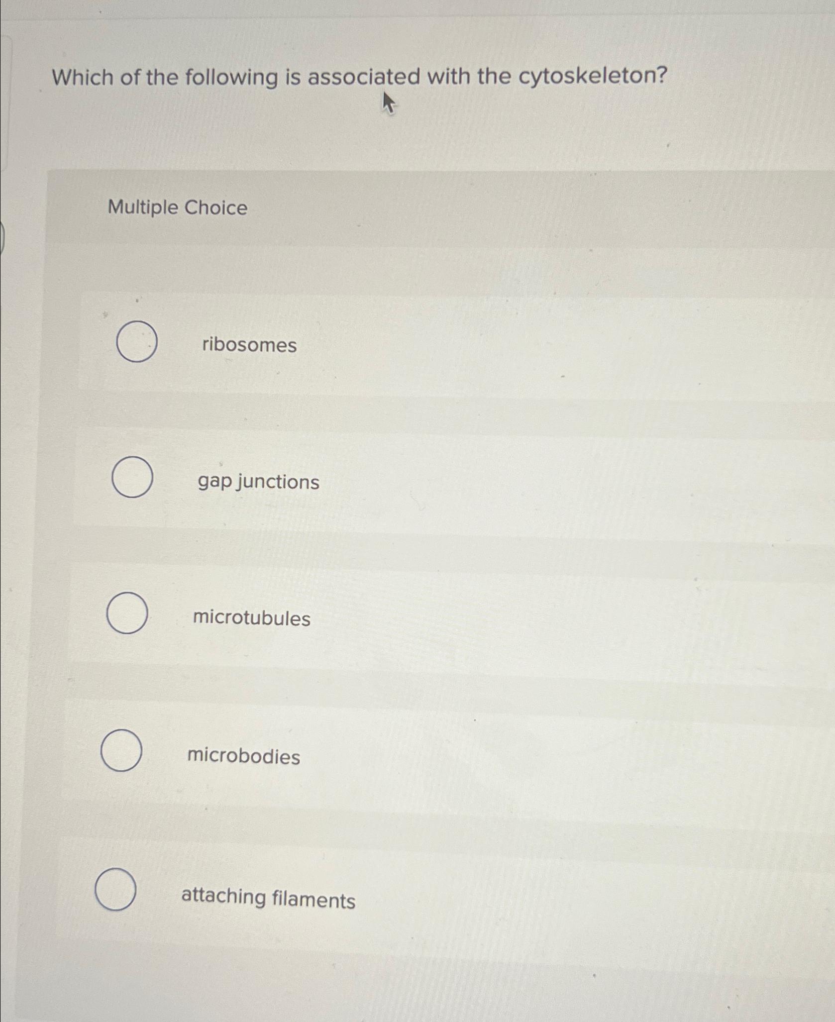 Solved Which of the following is associated with the | Chegg.com