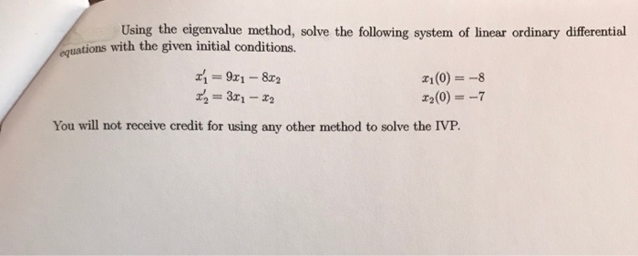 Solved Find the general solution of the linear ODE x" +49x = | Chegg.com
