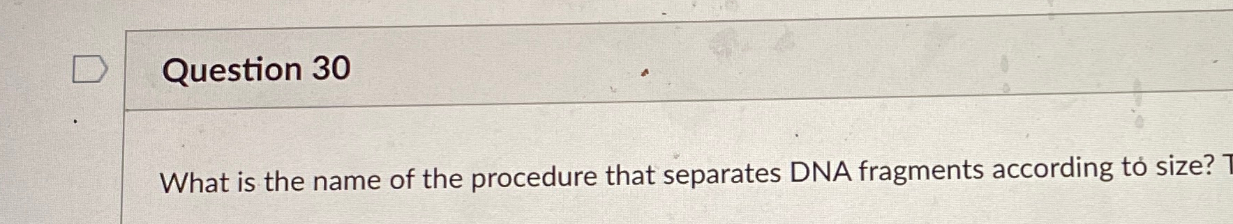 Solved Question 30What is the name of the procedure that | Chegg.com Solved Question 30What is the name of the procedure that | Chegg.com