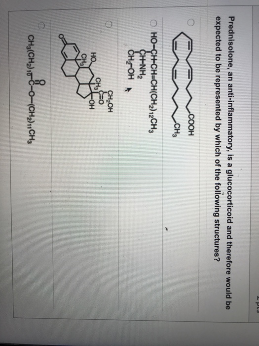 Solved - P Prednisolone, an anti-inflammatory, is a | Chegg.com