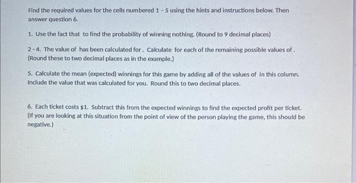 Statistics Lottery Problem The probability | Chegg.com