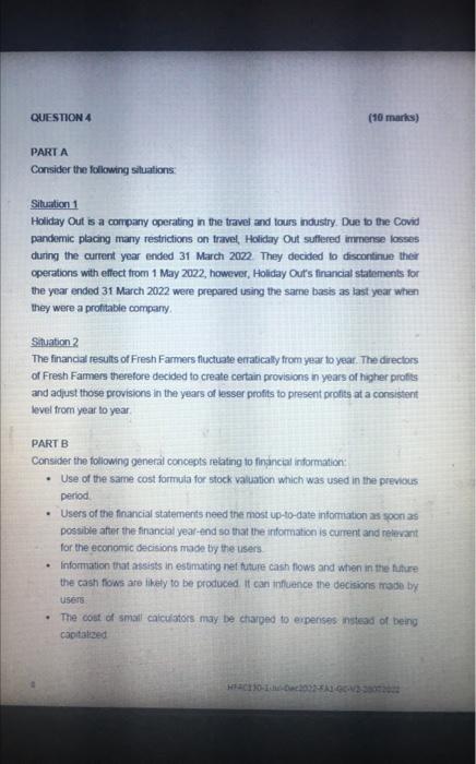 Solved PART A Consider the following siluations: Siluation 1 | Chegg.com