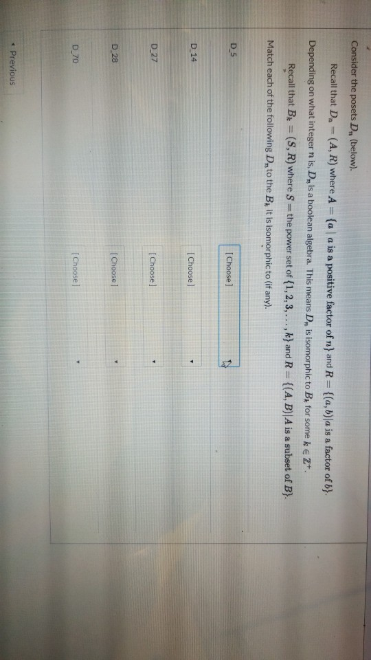Solved Consider the poset D12 = (A, R) where A = {1, 2, 3, | Chegg.com