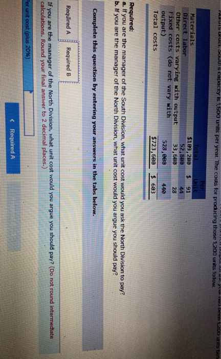 Solved Problem 1-41 (Algo) Cost Dato for Managerial Purposes | Chegg.com