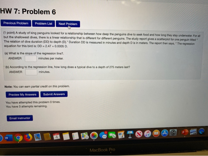 Solved HW 7: Problem 6 Previous Problem Problem List Next | Chegg.com