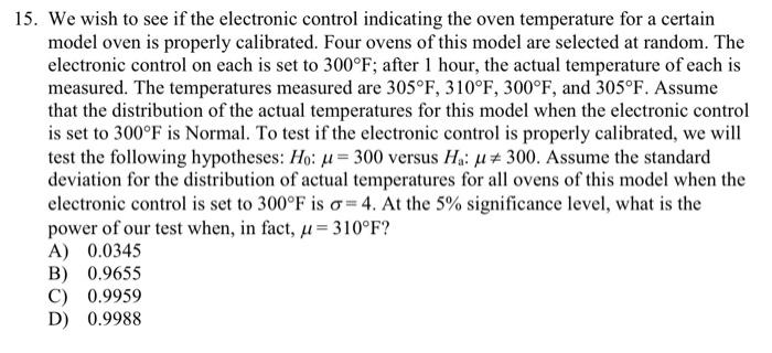 Solved how do we find the power of the test manually | Chegg.com