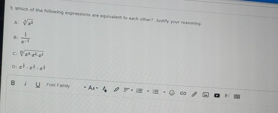 Solved nomials 1. Is the expression 2?.?.? equivalent to | Chegg.com