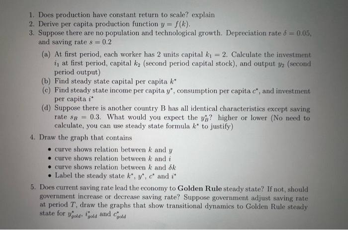 Solved Q1 - Production theory Suppose a farm in Dallas | Chegg.com
