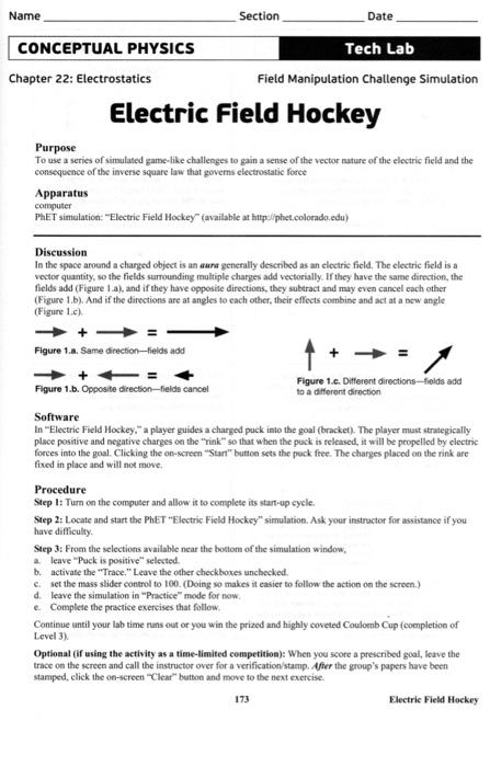 Date Name Section CONCEPTUAL PHYSICS Tech Lab Chapter | Chegg.com