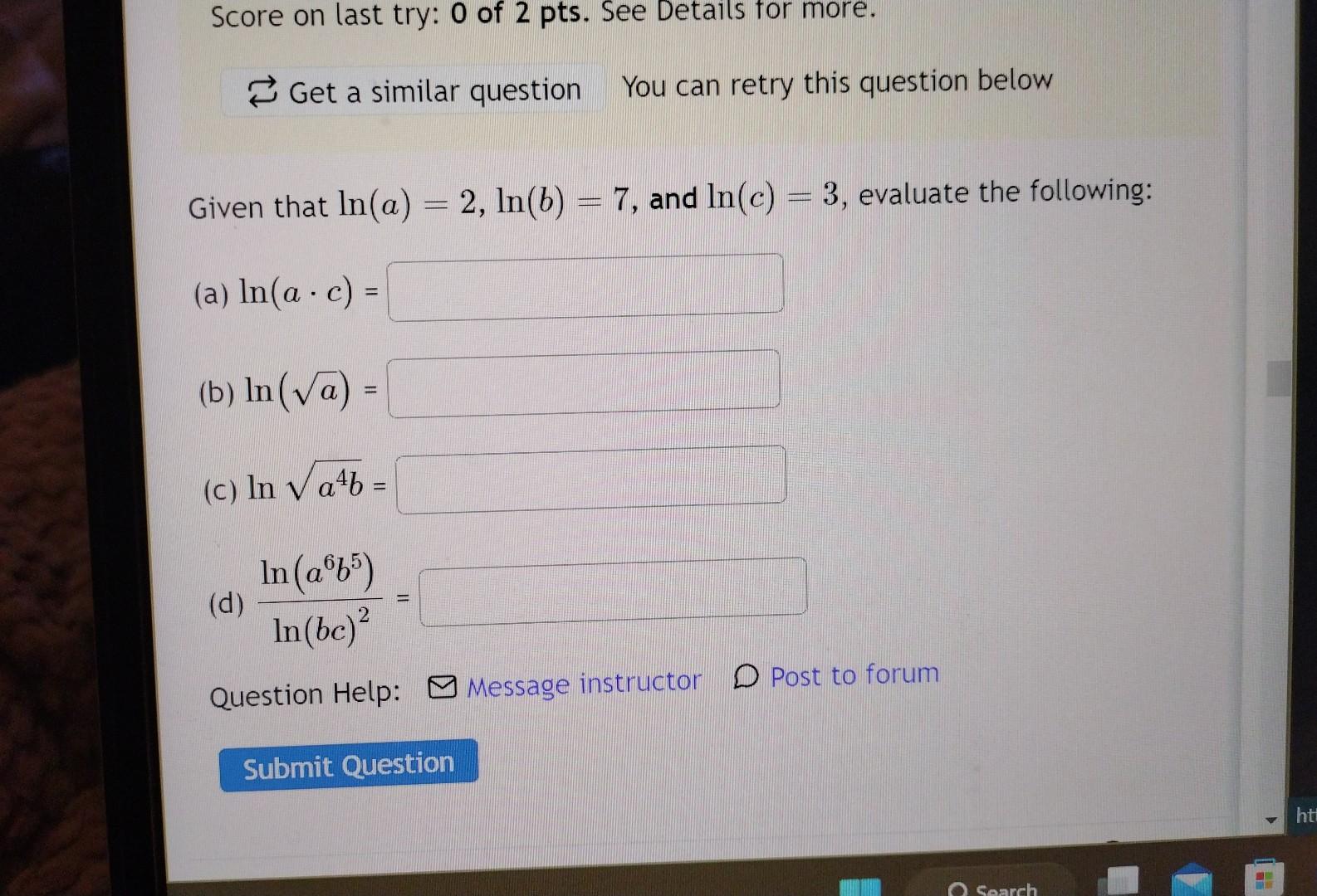 Solved You can retry this question below Given that | Chegg.com