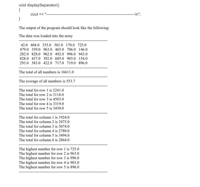 For all values, display one decimal digit of | Chegg.com