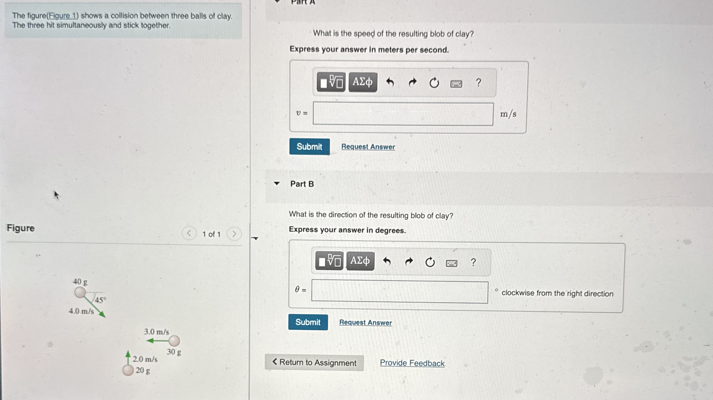 Solved by an EXPERT The figure(Figure 1) ﻿shows a collision between three | Chegg.com