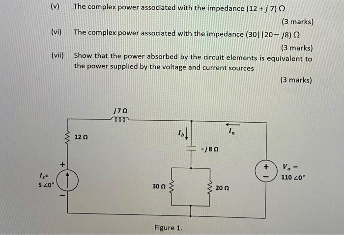 Solved In the given figure determine:the voltage and current | Chegg.com