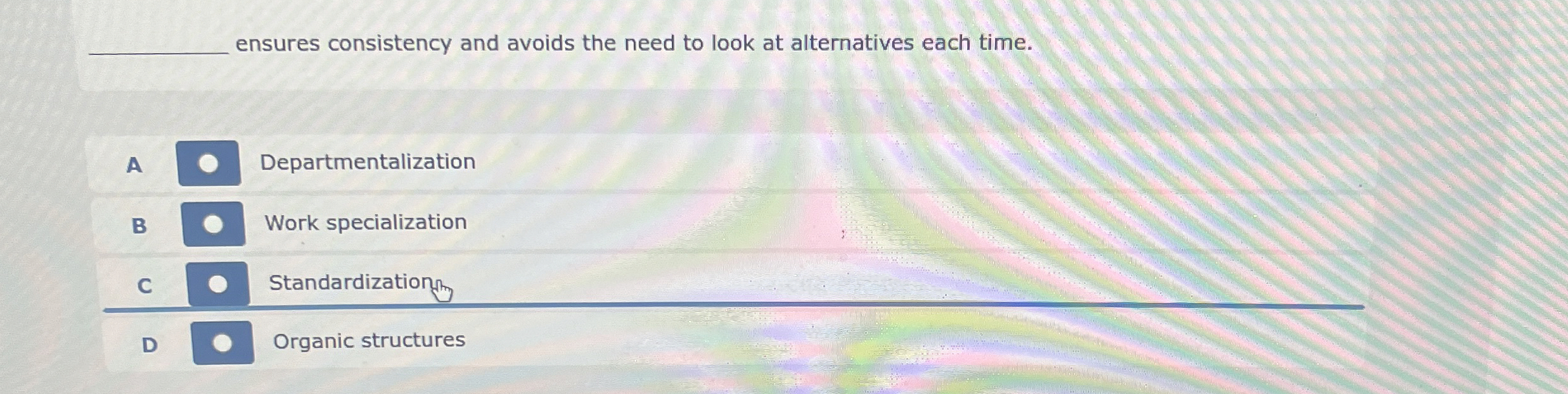 Solved q,ensures consistency and avoids the need to look at | Chegg.com