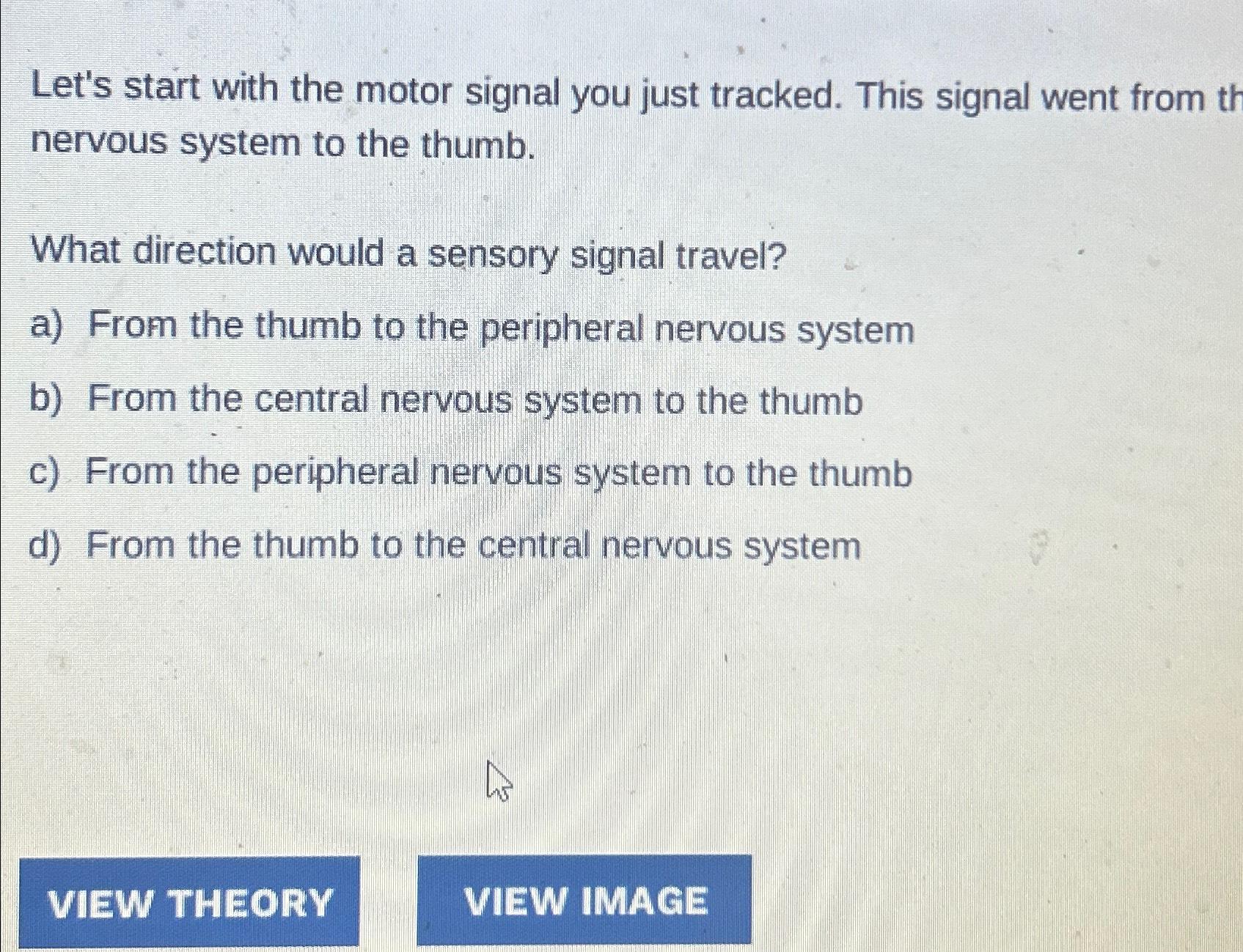 Solved Let's start with the motor signal you just tracked. | Chegg.com
