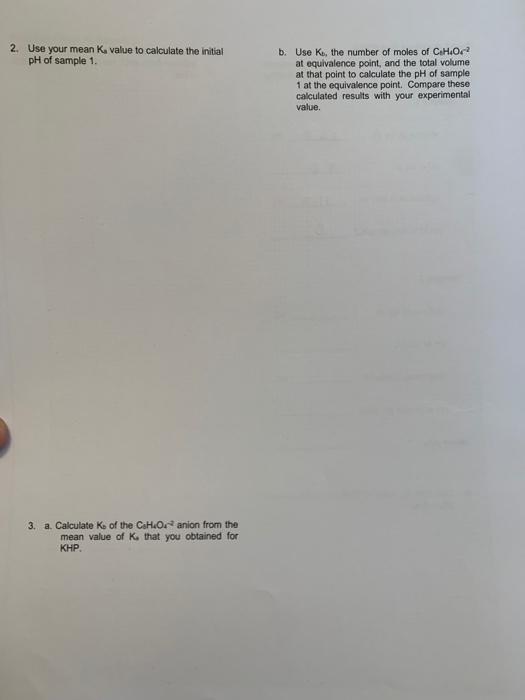 Solved Post-Laboratory Questions: 1. a. Using the graph(s), | Chegg.com