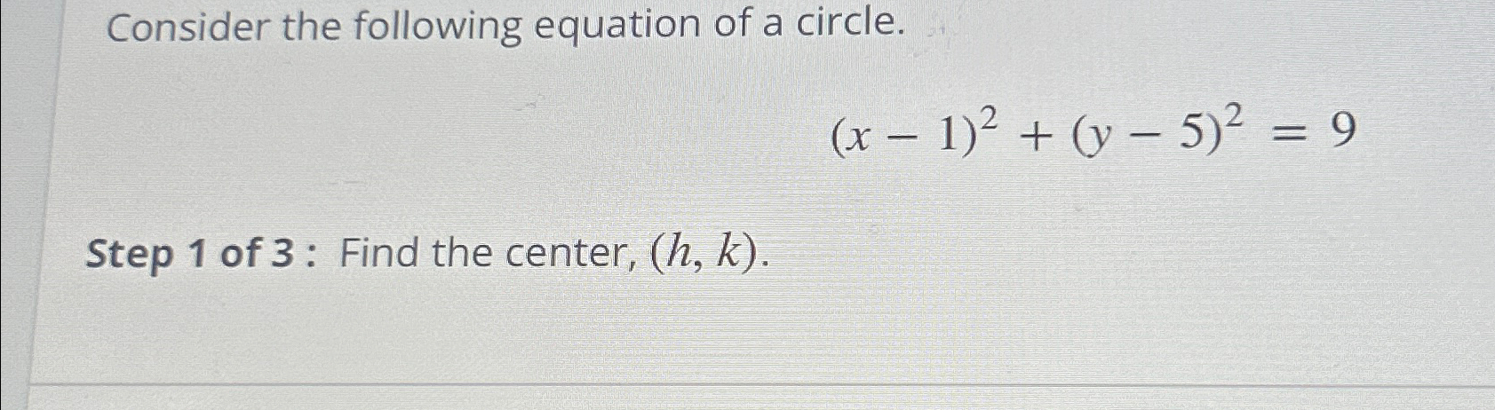 Solved Consider the following equation of a | Chegg.com