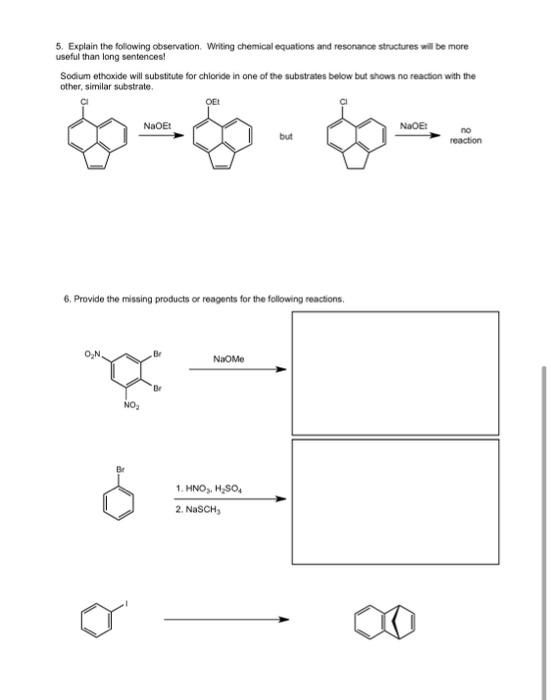 Solved Nucleophilic Aromatic Substitution (NAS) 1. Provide a | Chegg.com