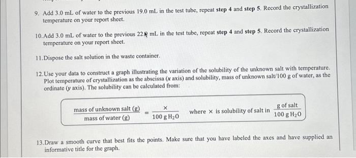 Part A: The effect of temperature on the water | Chegg.com