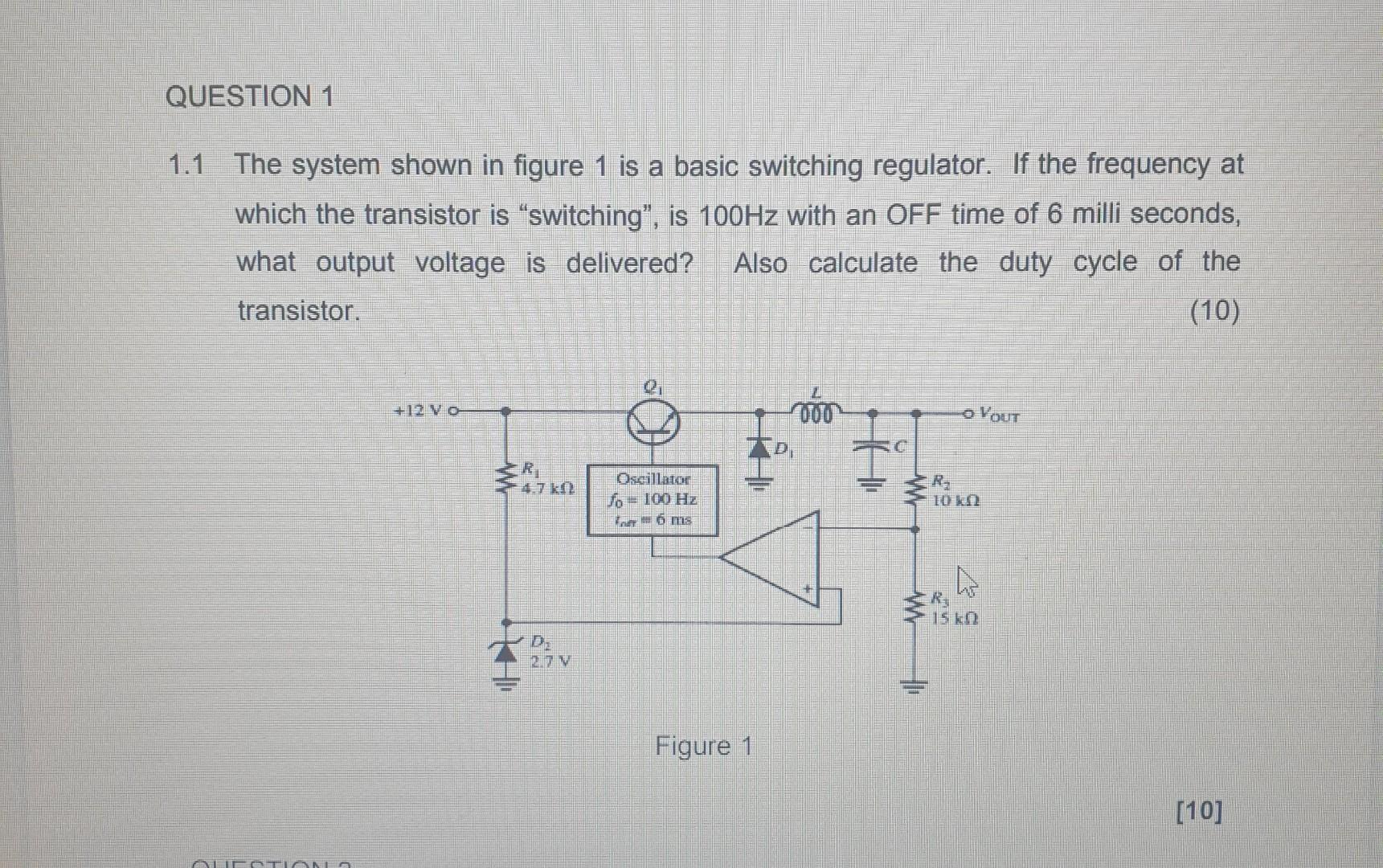 .1 The system shown in figure 1 is a basic switching | Chegg.com