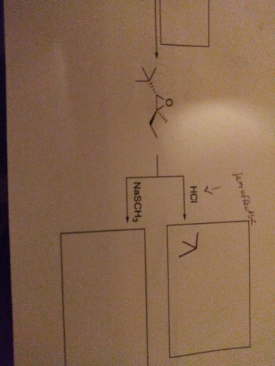 Solved iclo H .... CH3ON, CH3OH Br feneffects HCI NaSCHE | Chegg.com