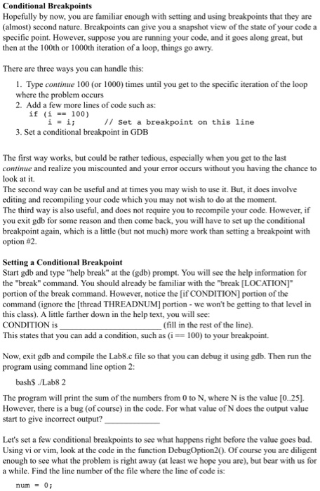 Conditional Breakpoints Hopefully By Now You Are 5359