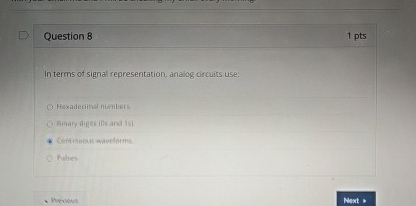 High Quality SOLUTION Question 81 ﻿ptsIn terms of signal representation, | Chegg.com