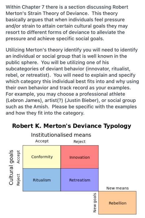 Solved Within Chapter 7 there is a section discussing Robert | Chegg.com