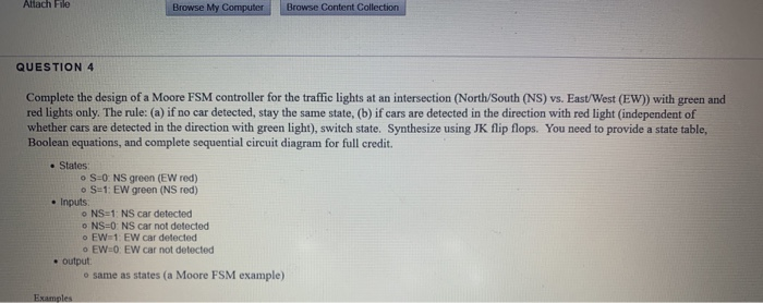 Solved Attach File Browse My Computer Browse Content | Chegg.com