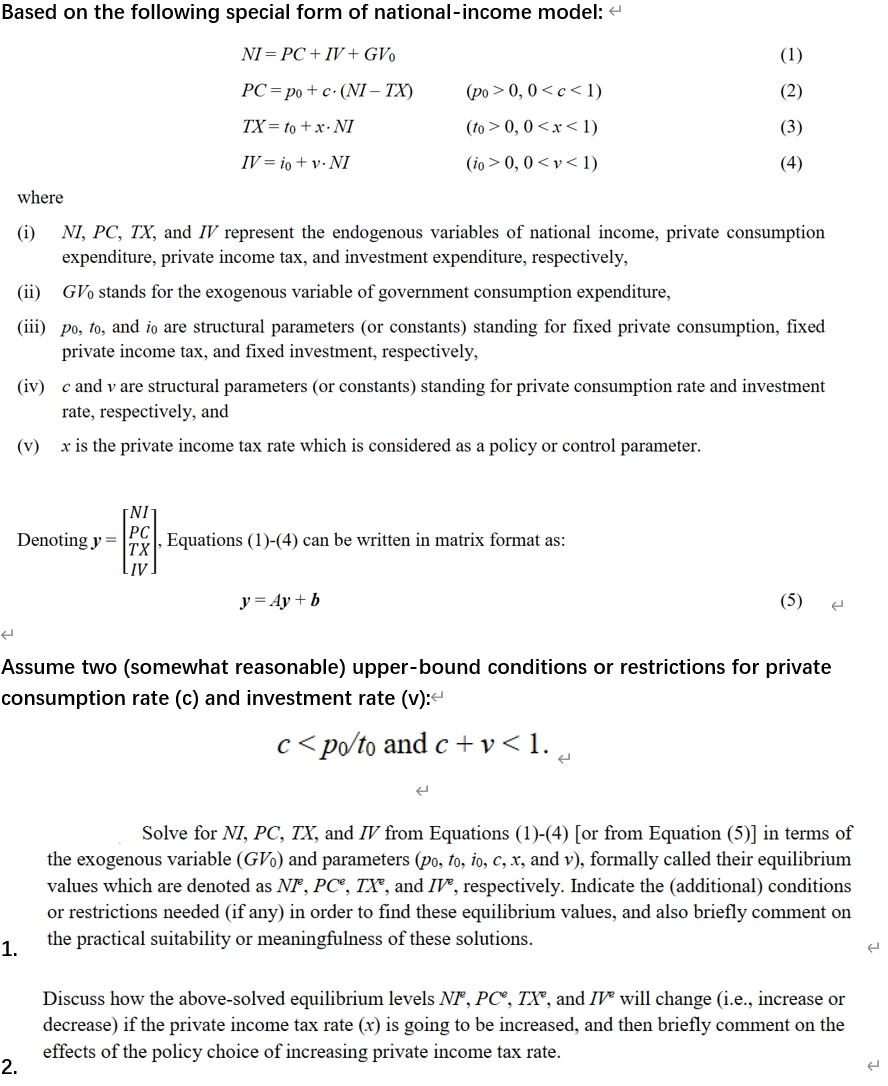 Solved Based on the following special form of | Chegg.com