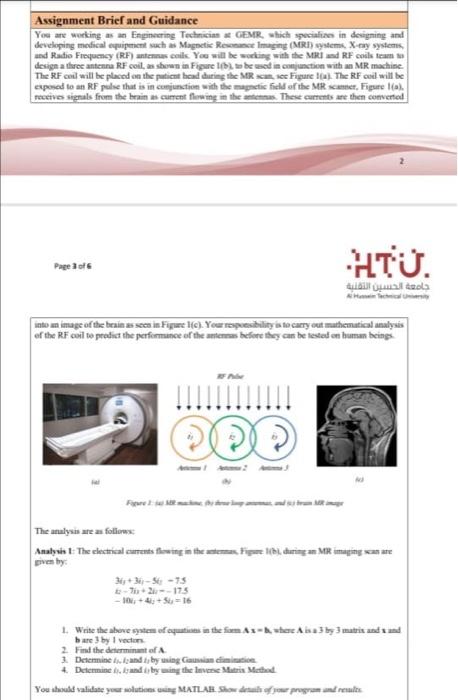 Solved Assignment Brief and Guidance You are working as an | Chegg.com