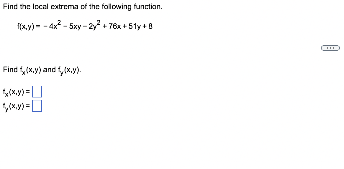 Solved Find the local extrema of the following | Chegg.com