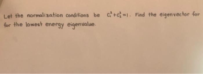 Consider a linear variational problem with a minimal | Chegg.com
