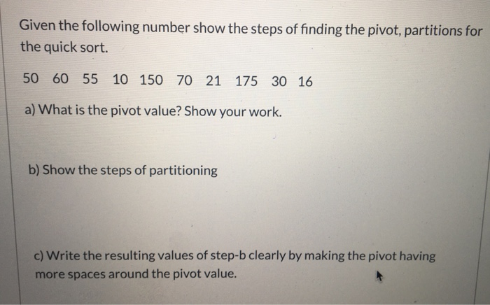 Solved Given the following number show the steps of finding | Chegg.com