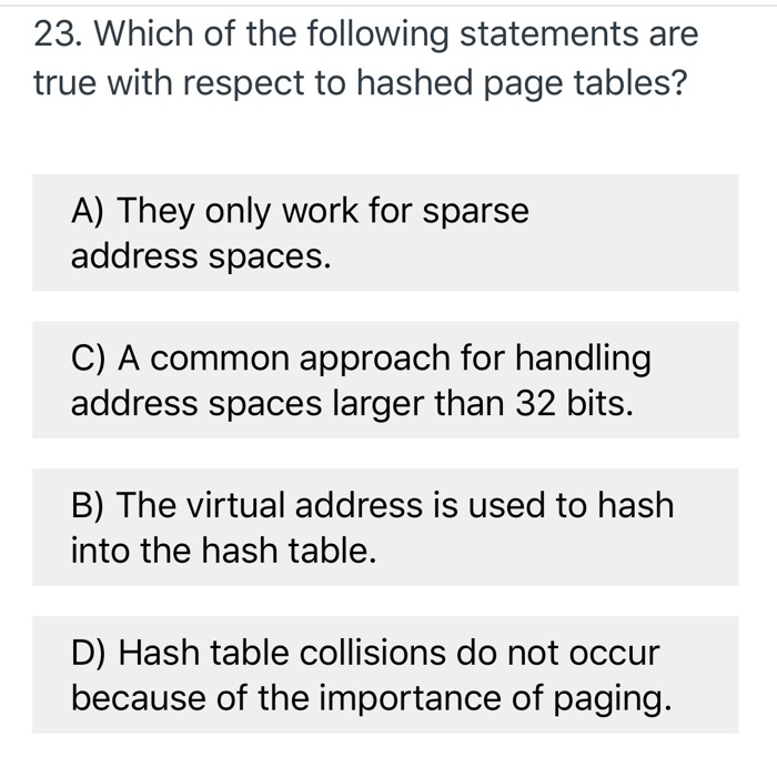 Solved 17. Given the logical address OxAEF9 in hexadecimal) | Chegg.com