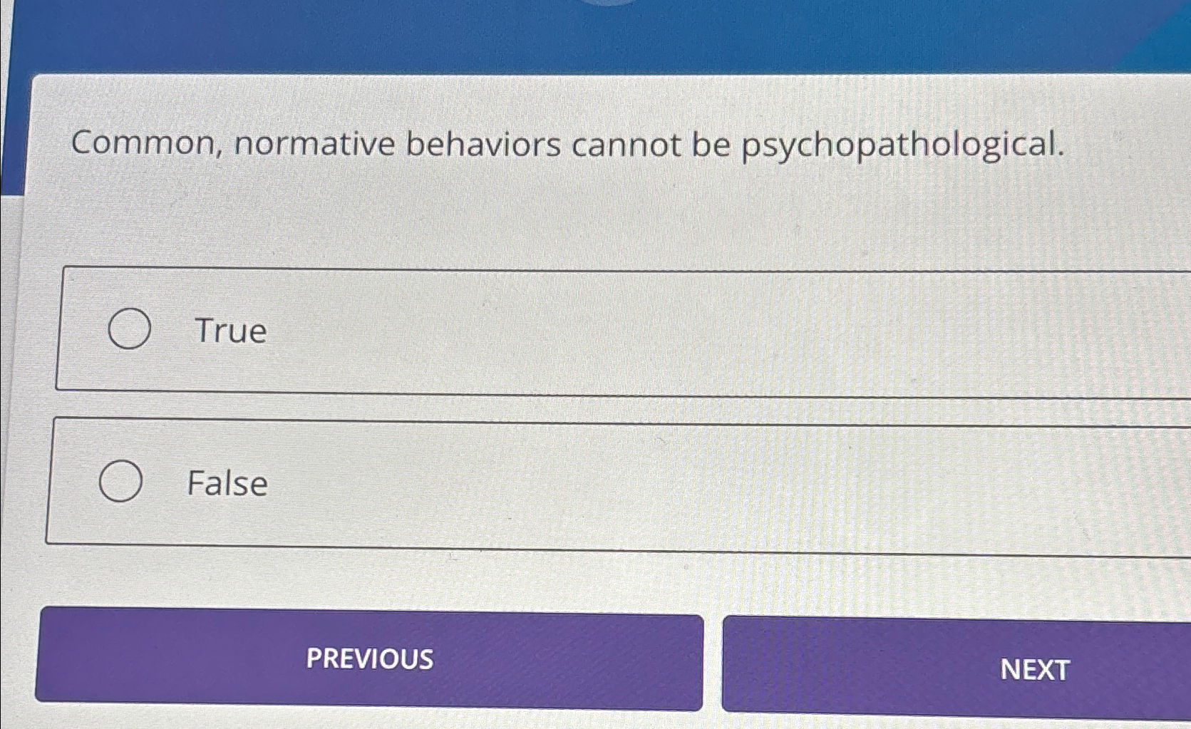 Solved Common, normative behaviors cannot be | Chegg.com