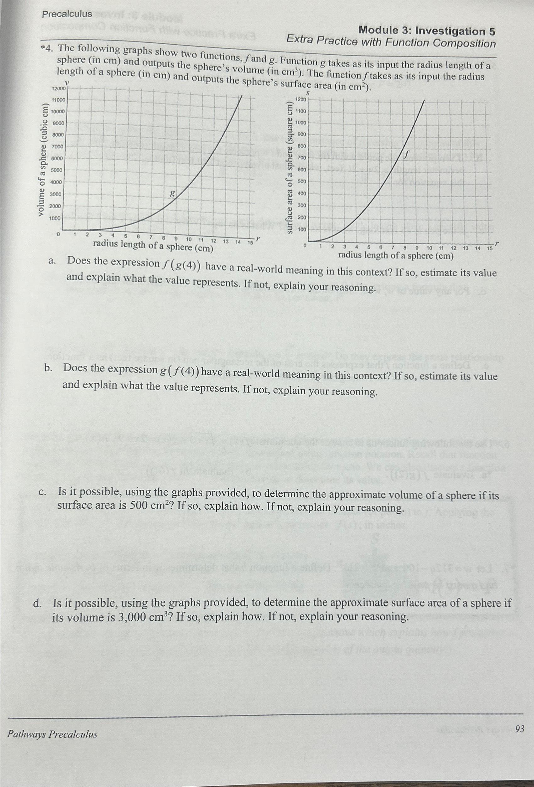 Solved Precalculusmodule 3 Investigation 5extra Practice