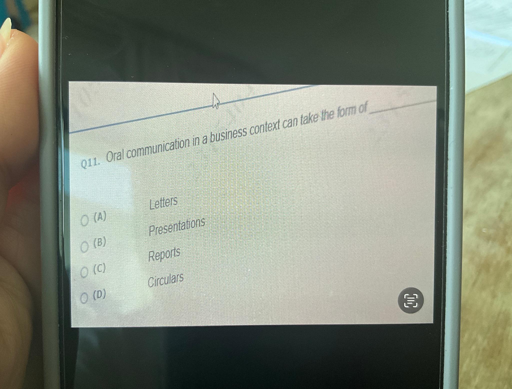 Solved Q11. ﻿Oral communication in a business context can | Chegg.com