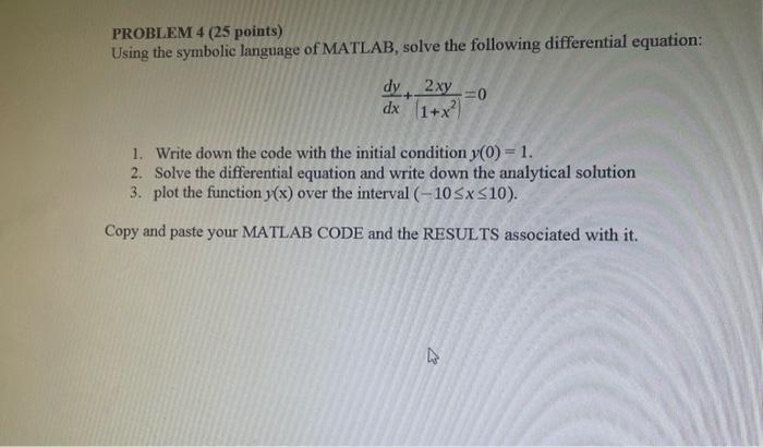 Solved PROBLEM 4 (25 points) Using the symbolic language of | Chegg.com