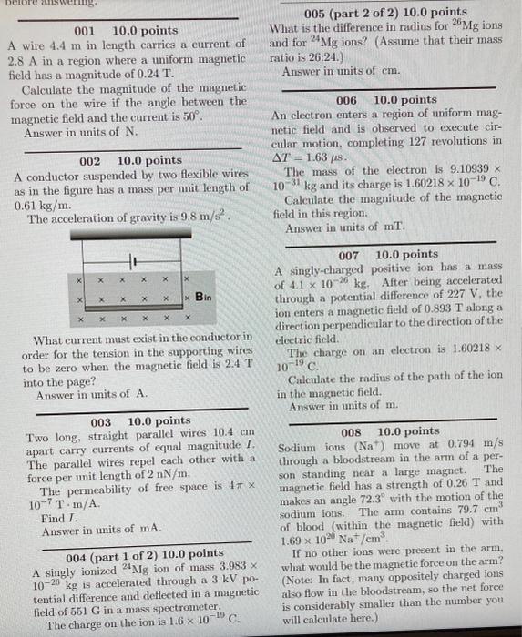 Solved question 5 please! | Chegg.com
