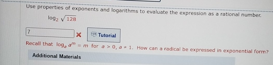 Solved Use properties of exponents and logarithms to | Chegg.com